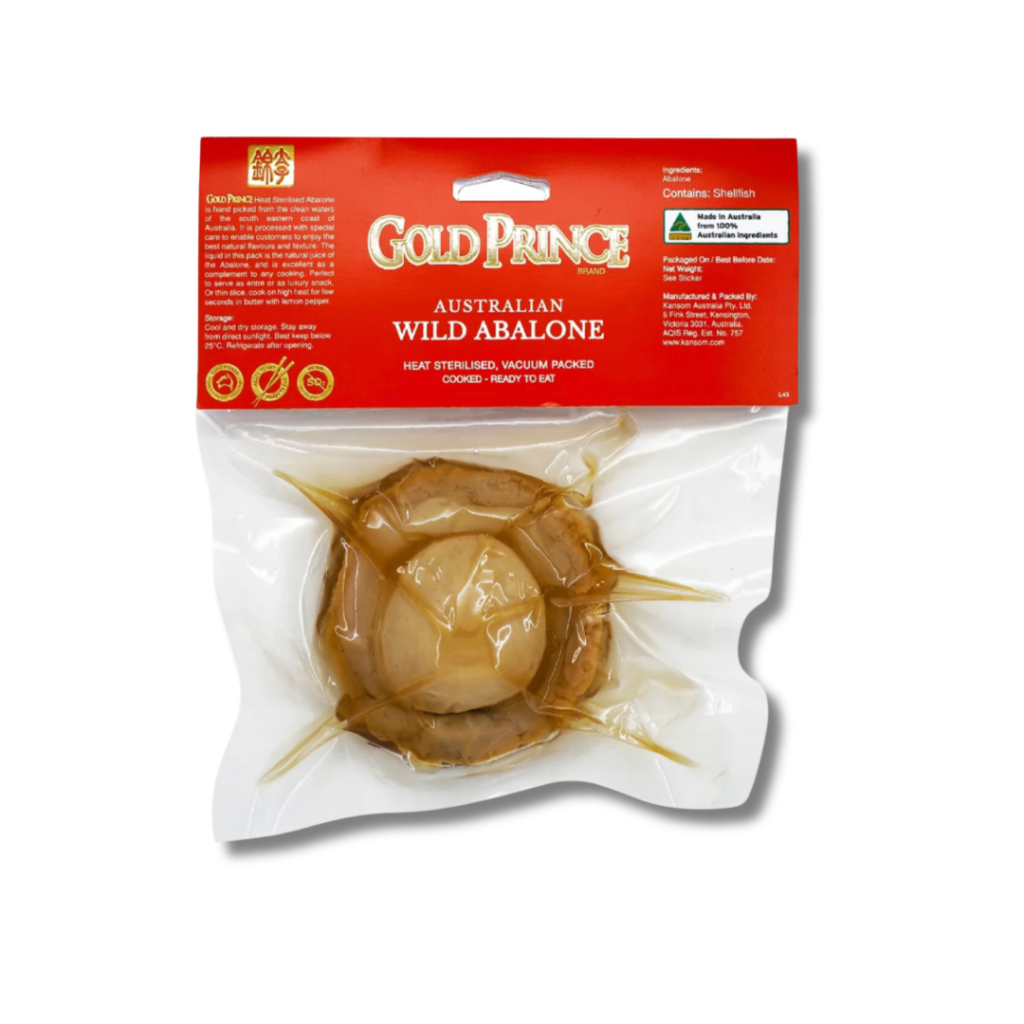 GOLD PRINCE Australian Wild Abalone in Retorted Pouch